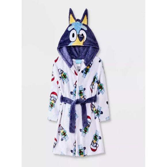 Disney | Pajamas | Disney Bluey Robe Girl Boy Toddler 2t 3t Bathrobe ...